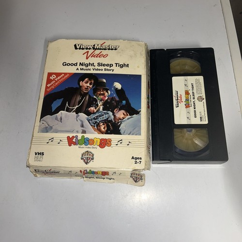 VHS Tape *RARE* Kidsongs Good Night, Sleep Tight View-Master Video *OOP ...