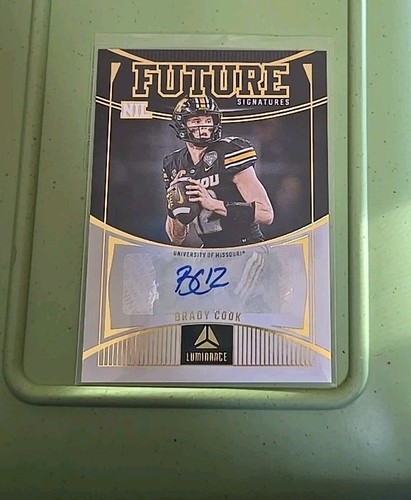 2024 Luminance Future NIL Signatures Brady Cook auto autograph MISSOURI ...