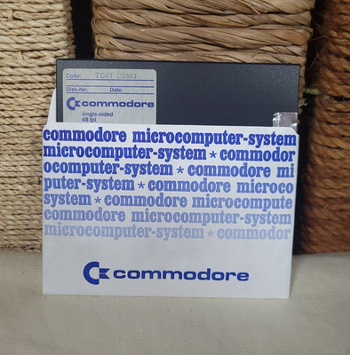 Commodore 64 Test Demo Disk Drive Diagnostics C64 Single Sided 48 TPI ...