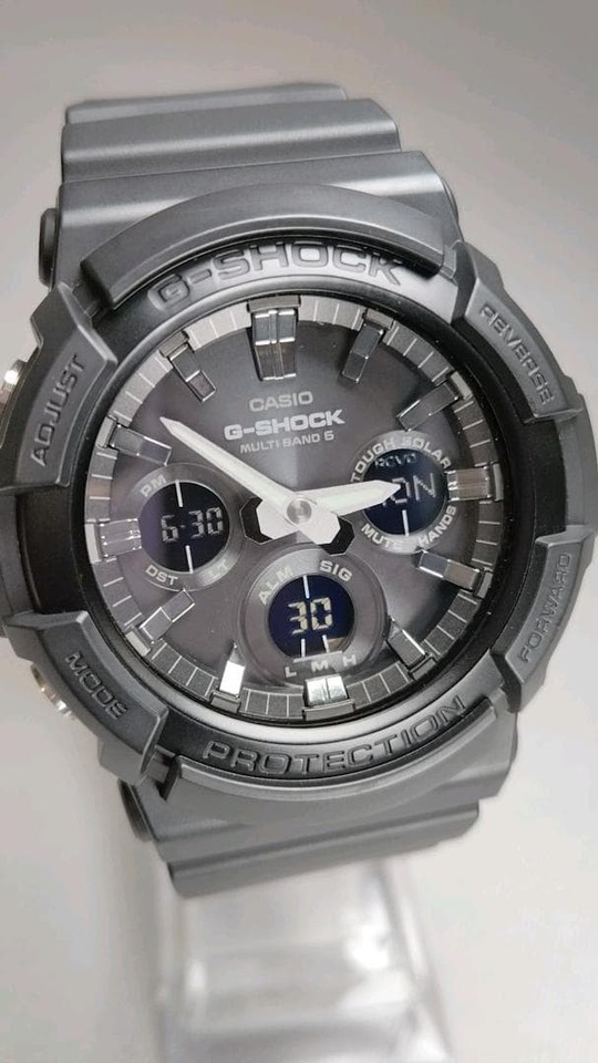 Casio G-Shock GAW-100B-1AJF Analog Digital Watch Black No Customs Fees ...