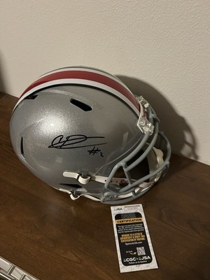 Caleb Downs Autographed Signed Helmet Full Size Ohio State Football JSA ...