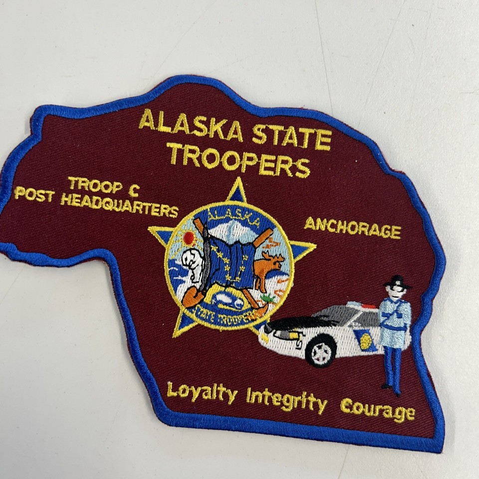 LOT OF 3 Alaska State Troopers Patches Police Diving | eBay