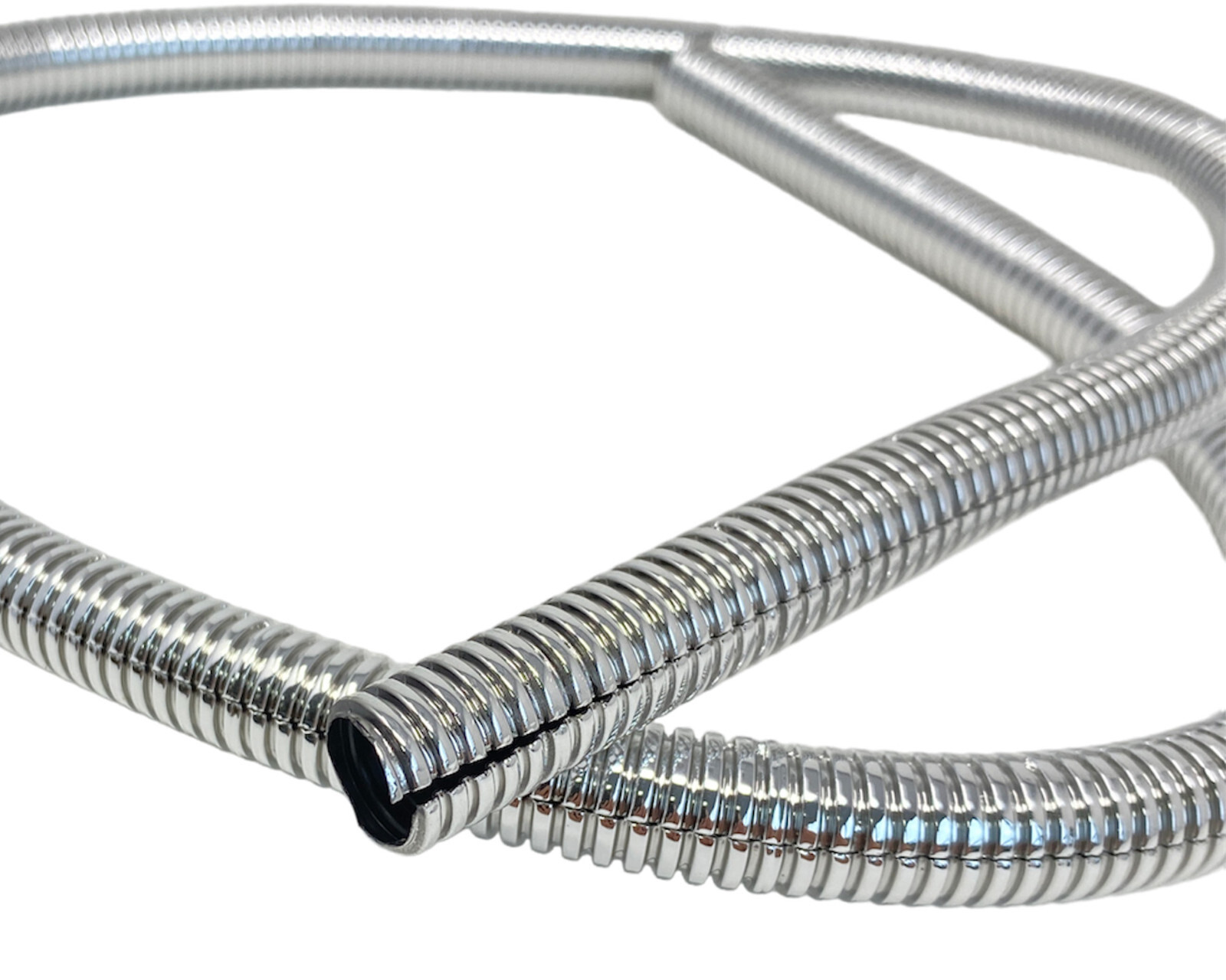 Motorcycle Trike Cable Cover Custom Chrome Thick Spiral Wire Wrap 11mm ...