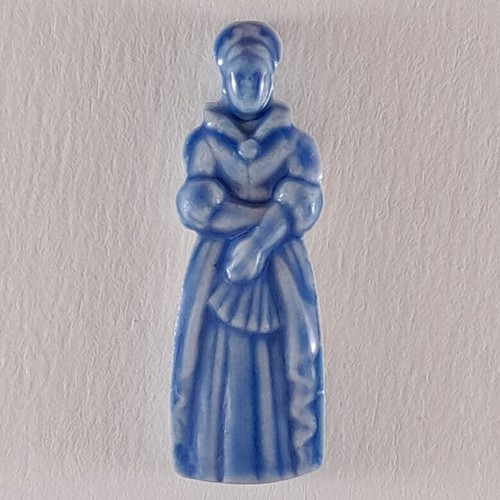 (LFA-209) LA REINE Fève Moyet Perrin Porcelaine émail bleu | eBay