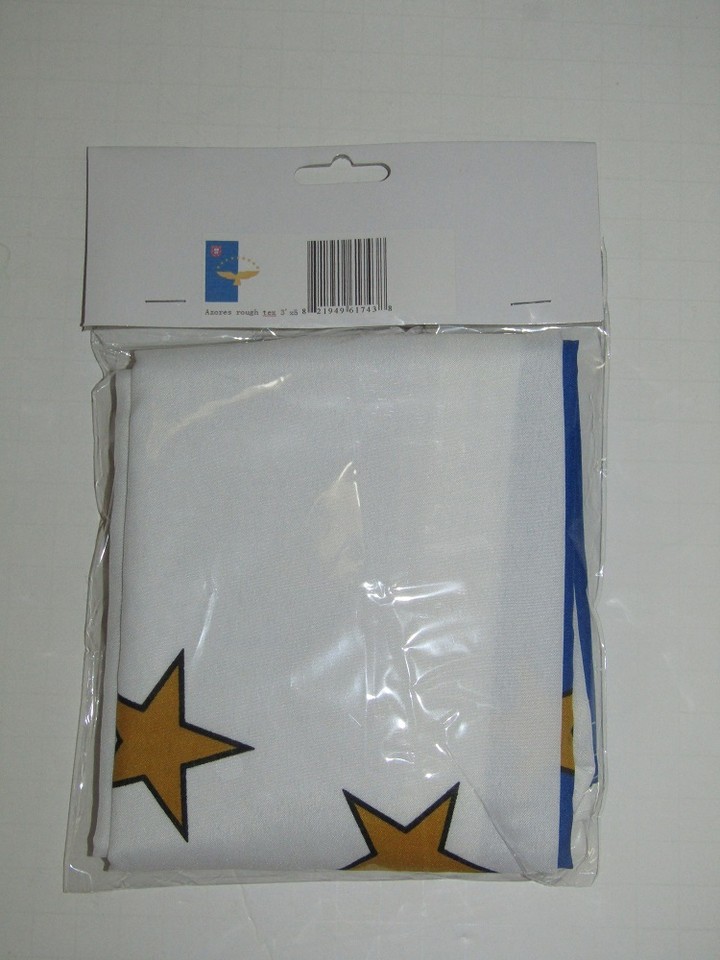 3x5 Azores Crest Eagle Stars Rough Tex Knitted Flag 3'x5' Banner Brass ...