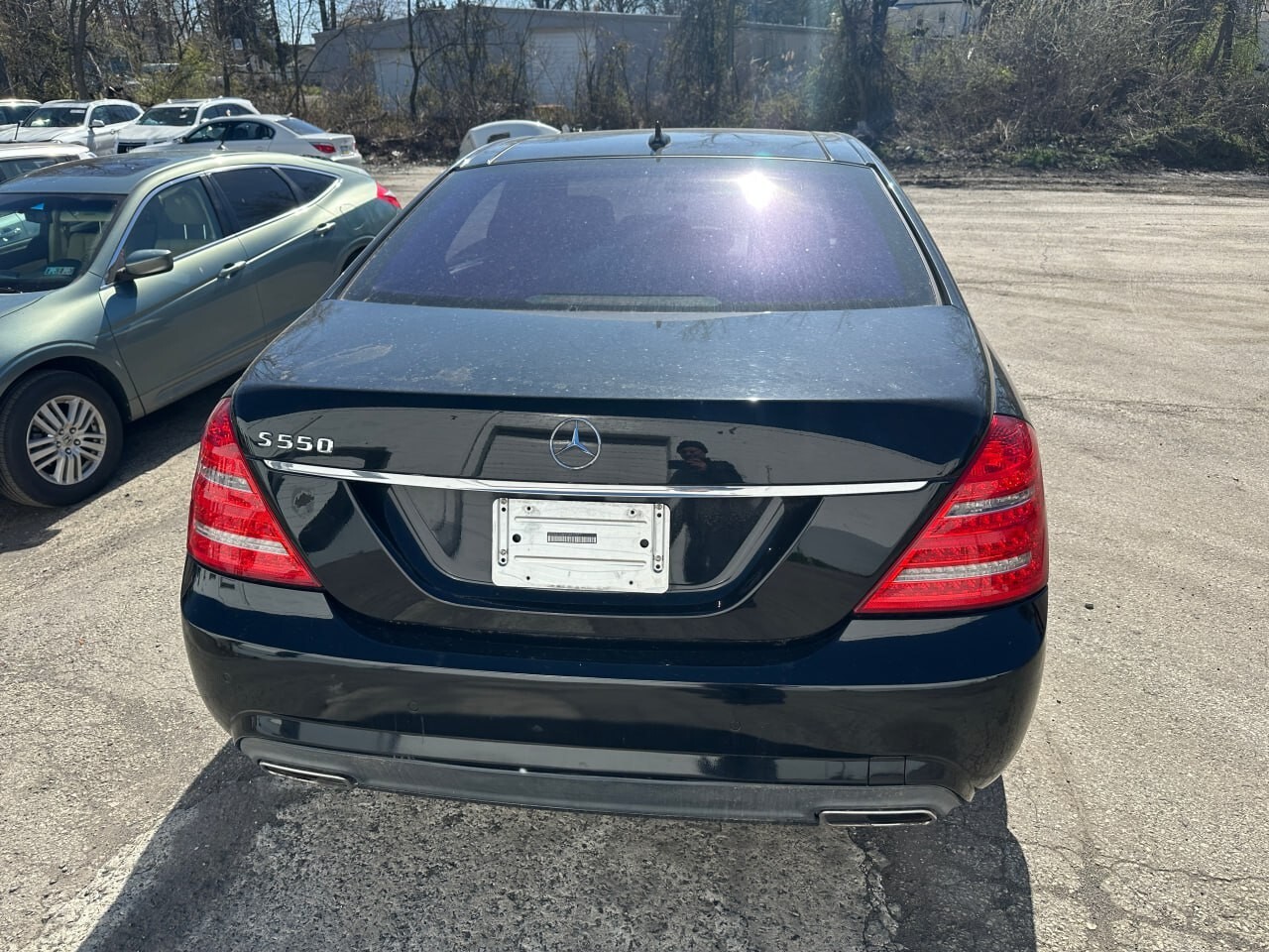 Mercedes Benz W221 S600 S550 S63 AMG Rear Bumper Cover Black OEM 2010 ...