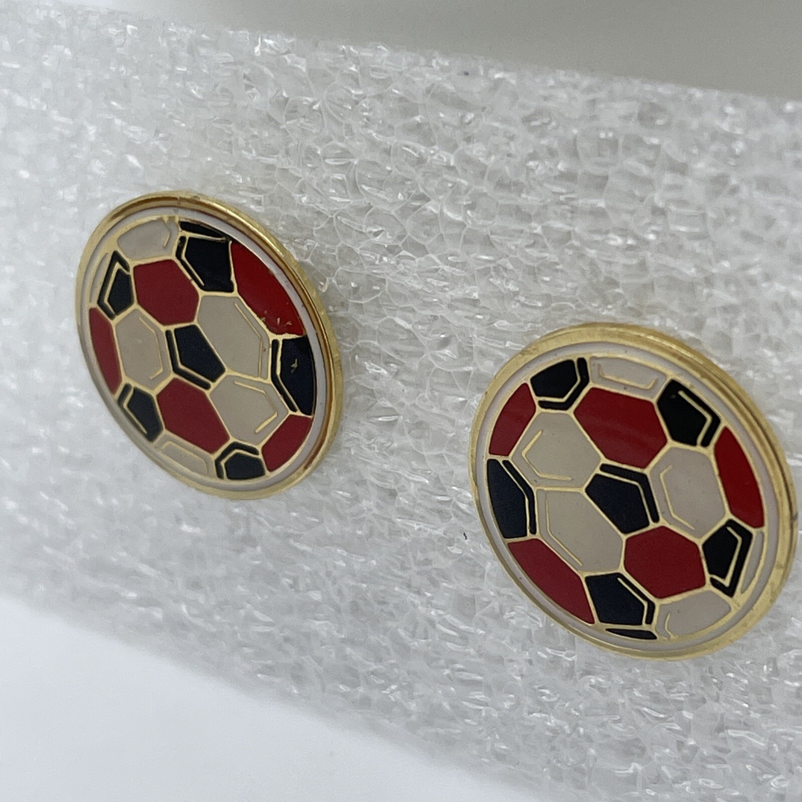 (2) Soccer Ball Lapel Hat Pin Goal Tie Tack Sports Fo… - Gem