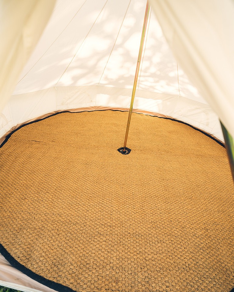 BELL TENT COIR MATTING- 4M And 5M Bell tents Glamping Camping Outdoor ...
