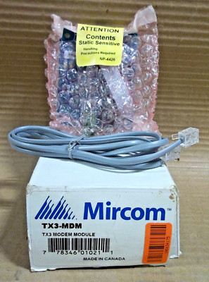 NEW Mircom TX3-MDM Series TX3 Modem Module Telephone Card Access System ...