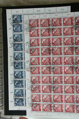 DDR LM 433-4 kompl Bogen mit DVM, Zähng oben+rechts dgz; sauber gest ...