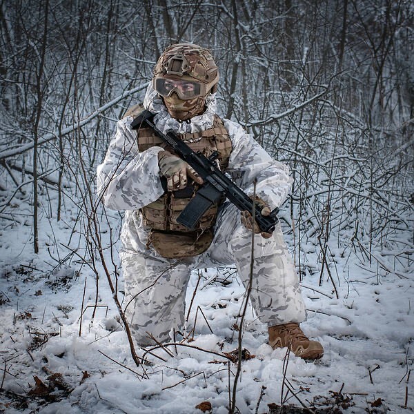 Camouflage Multicam Alpine White Winter Militaria Hunting Airsoft Snow ...