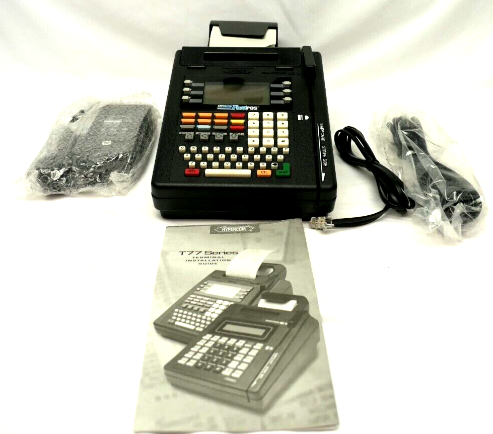 Hypercom T77 interactive Card Payment System model T77GQ-T NIB | eBay