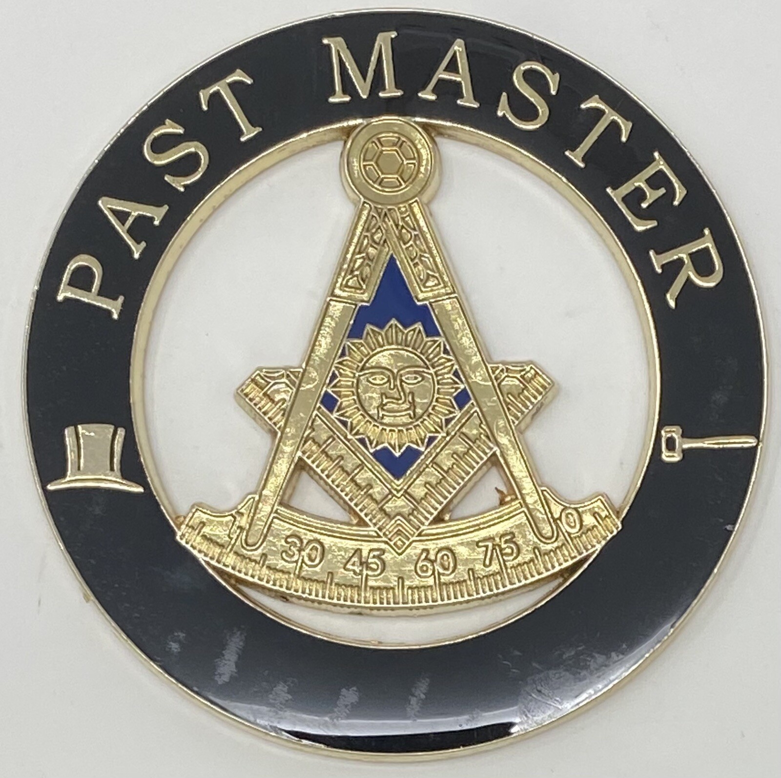 New Freemason Past Master Cut-Out Car Emblem with Square in Black | eBay