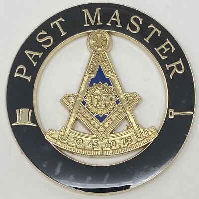 New Freemason Past Master Cut-Out Car Emblem with Square in Black | eBay