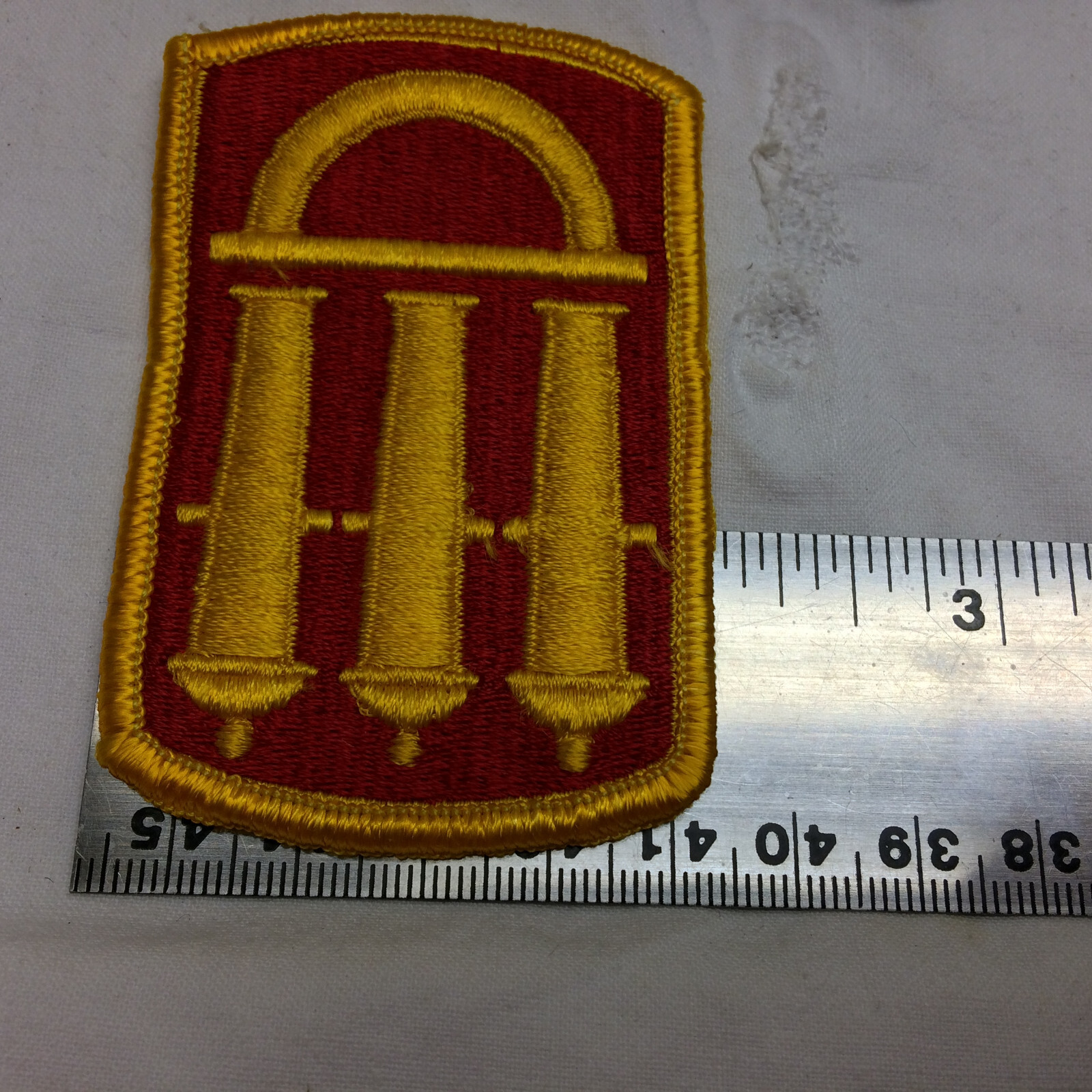 Military Patch Badge lot (2) 118th Field Artillery Brigade Col Sub ...