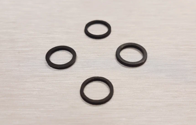4x Rubber rings for Headshell Pioneer SAEC Technics Resonance absorber ...