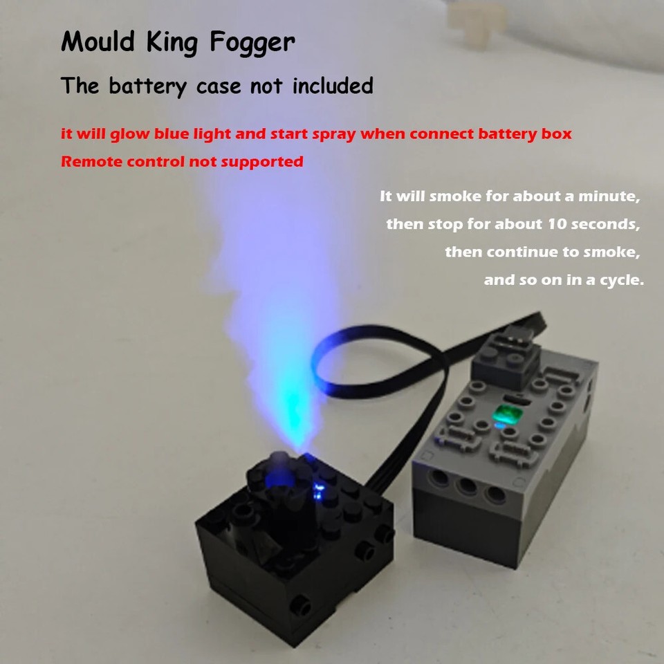 MOC Technical Light Spray Parts Mould King Fogger For lagoeds Building ...