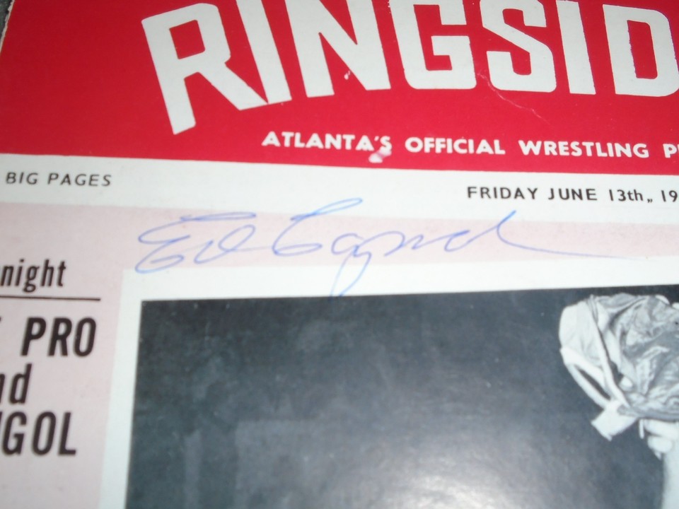 The Ringsider City Auditorium Atlanta GA Jun 13 1969 El Mongol auto ...