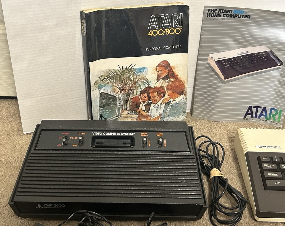 Atari 2600 Atari 800XL Console Games Controllers Bundle | eBay
