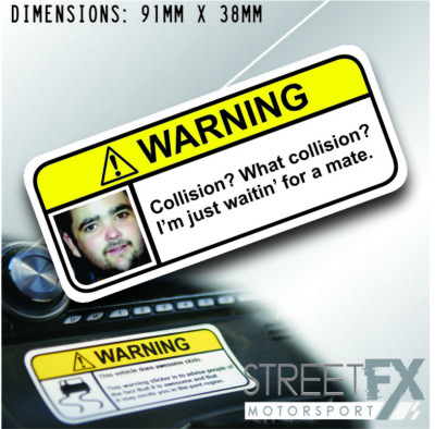 Visor Warning Sticker Daryl Dixon Funny Humor Decal Dead Zombie | eBay ...