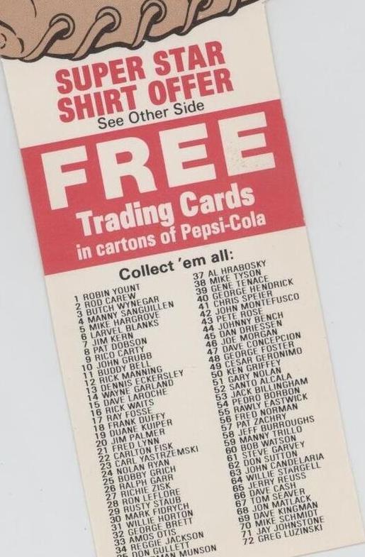 1977 MSA Discs - Carlton Fisk #22 Pepsi-Cola for sale online | eBay