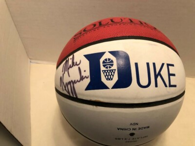 Duke 00-01 Autographed Basketball, ll signatures including Coach K | eBay