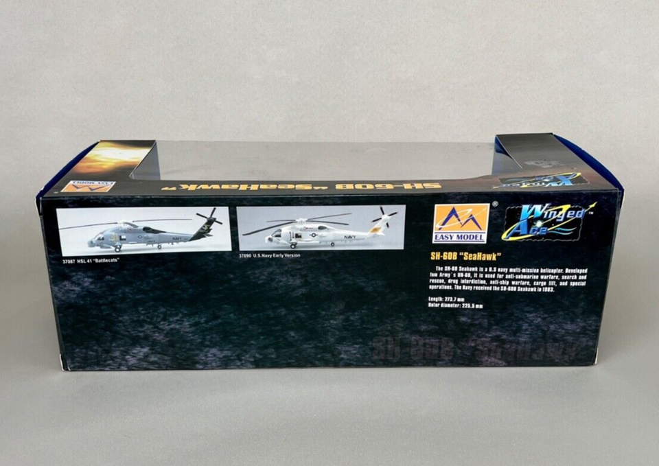 Easy Model SH-60B SeaHawk USN HSL-41 Helicopter 1/72 Scale Model 37087 ...