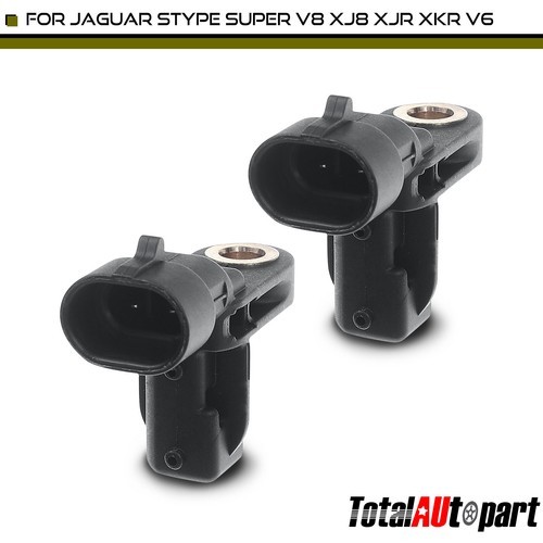 2x ABS Wheel Speed Sensors for Jaguar S-Type 03-08 Super V8 05-09 Front ...