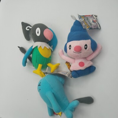 Vintage Pokemon plush lot. CHATOT 2007 Jakks Pacific 6”. Mime Jr ...