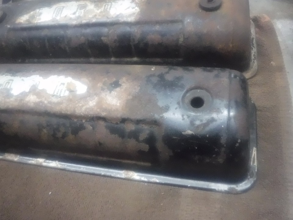 1954,55,56,57,58 Ford Y-Block V8 Valve Covers Used OEM | eBay