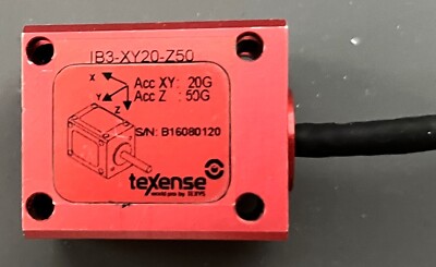 Texys Texense IB3 40 - 100mV/G 3 axis accelerometer 3-axis inertial box ...