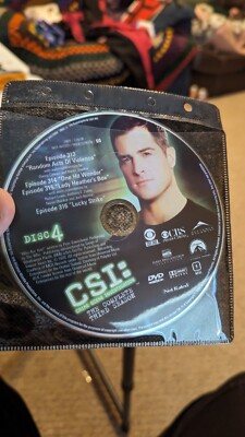 CSI: Crime Scene Investigation: Season 3 Disc 4 DVD (Backup Disc+Sleeve ...