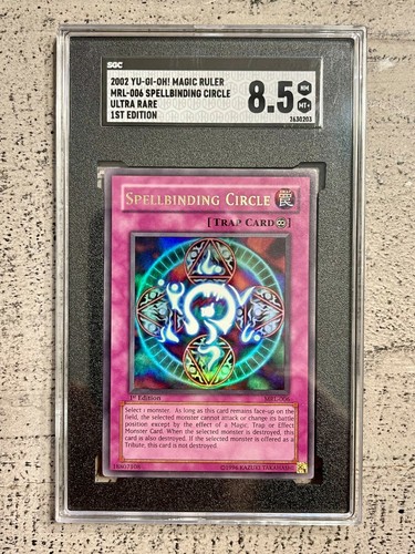 Yu-Gi-Oh! Spellbinding Circle 1st Edition MRL-006 SGC 8.5 Magic Ruler ...