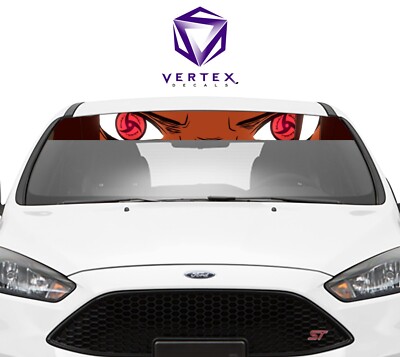 Itachi Naruto Anime Sunstrip Windshield Wrap Banner Decal Premium 3M ...