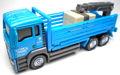 2023 MATCHBOX MAN TGS MCAB WORKING RIGS TOM'S TRANSPORT BLUE 4" DIECAST ...