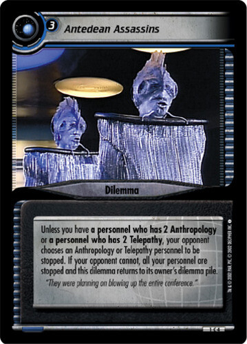Star Trek 2E: Antedean Assassins [Ungraded] Premiere 2nd Edition STCCG ...