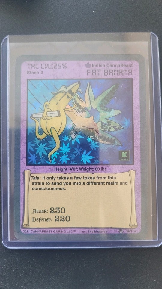 2021 Cannabeast Kickstarter FAT BANANA #39/114 Holo | eBay