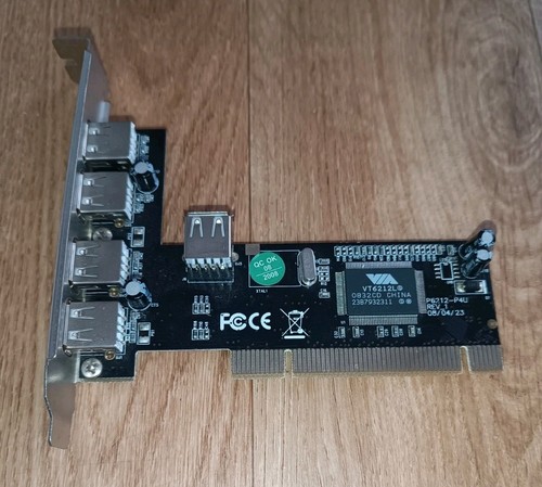 VIA VT6212L USB 2.0 4+1-Port PCI PC Computer Controller Karte | eBay