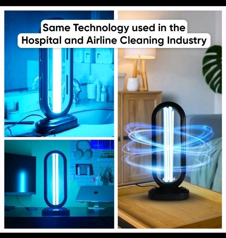 Swissklip HaloClean UV Original, Home Disinfection Device Dust Mites ...