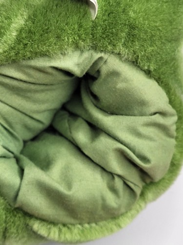 Applause Russ Berrie Green Frog Hand Puppet Realistic Ribbit Sound ...