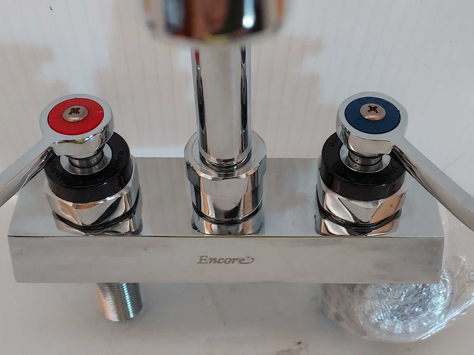 Encore KL41-4000-R 4" OC Deck Mount Faucet Ceramic Valves w/ 3 ...