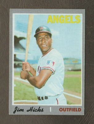 1970 Topps Baseball Card #173 Jim Hicks - California Angels | eBay