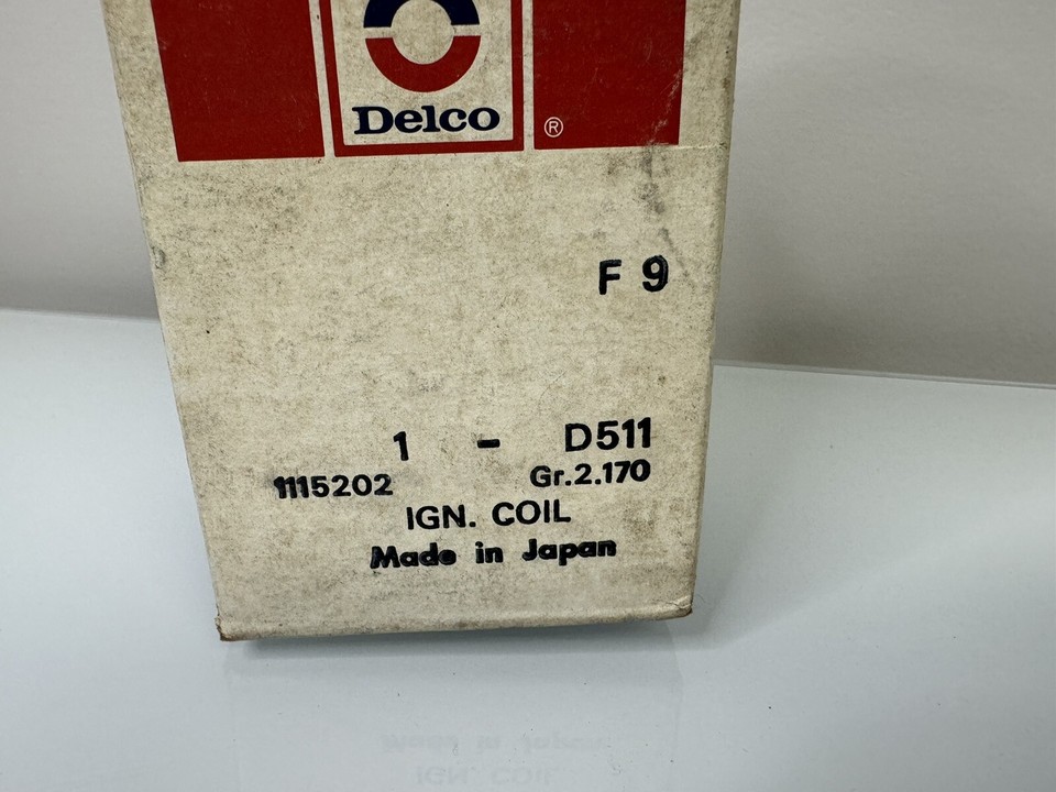 1115202 NOS Delco Remy D511 Ignition Coil 1965-1967 C2 Corvette New In ...
