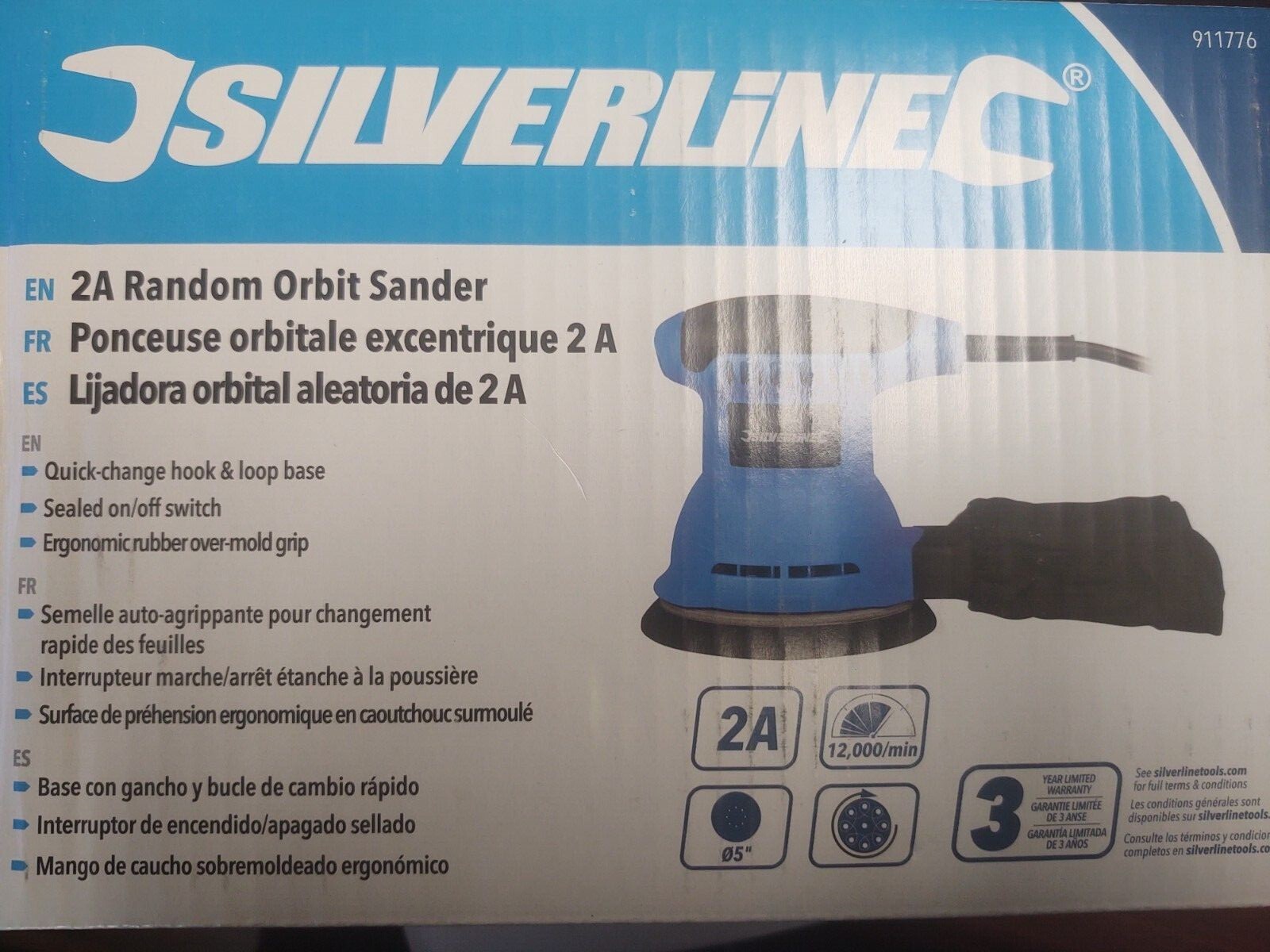 Silverline 2A Corded 6in Orbital Sander **NEW IN BOX | eBay