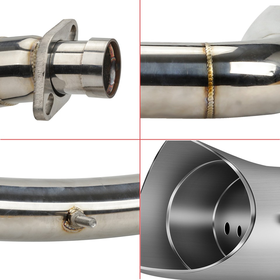 Shortshots Staggered Exhaust Pipes For Kawasaki Vulcan 900 Classic ...