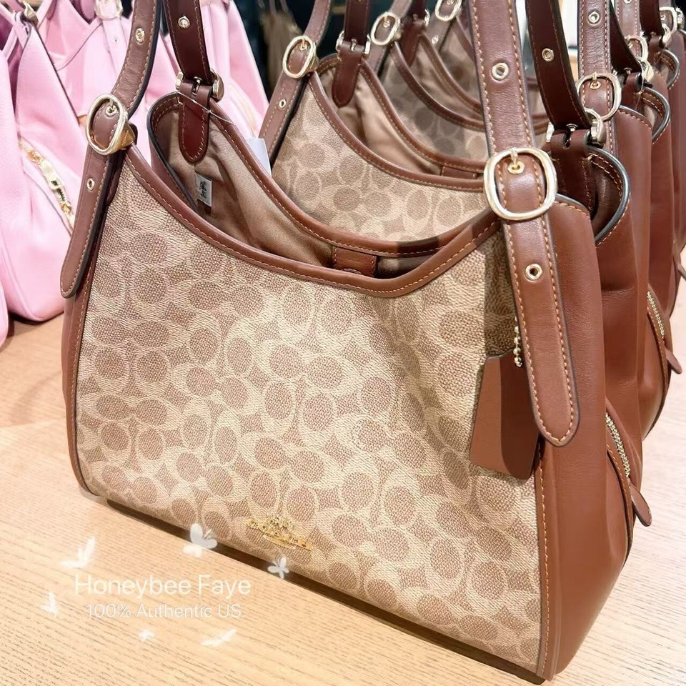 NWT Coach Erin Shoulder Bag In Signature Canvas CAQ87/CAQ86 | eBay