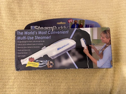 STEAM BUDDY as Seen on TV Handheld portable Fabric Clothes Steamer | eBay