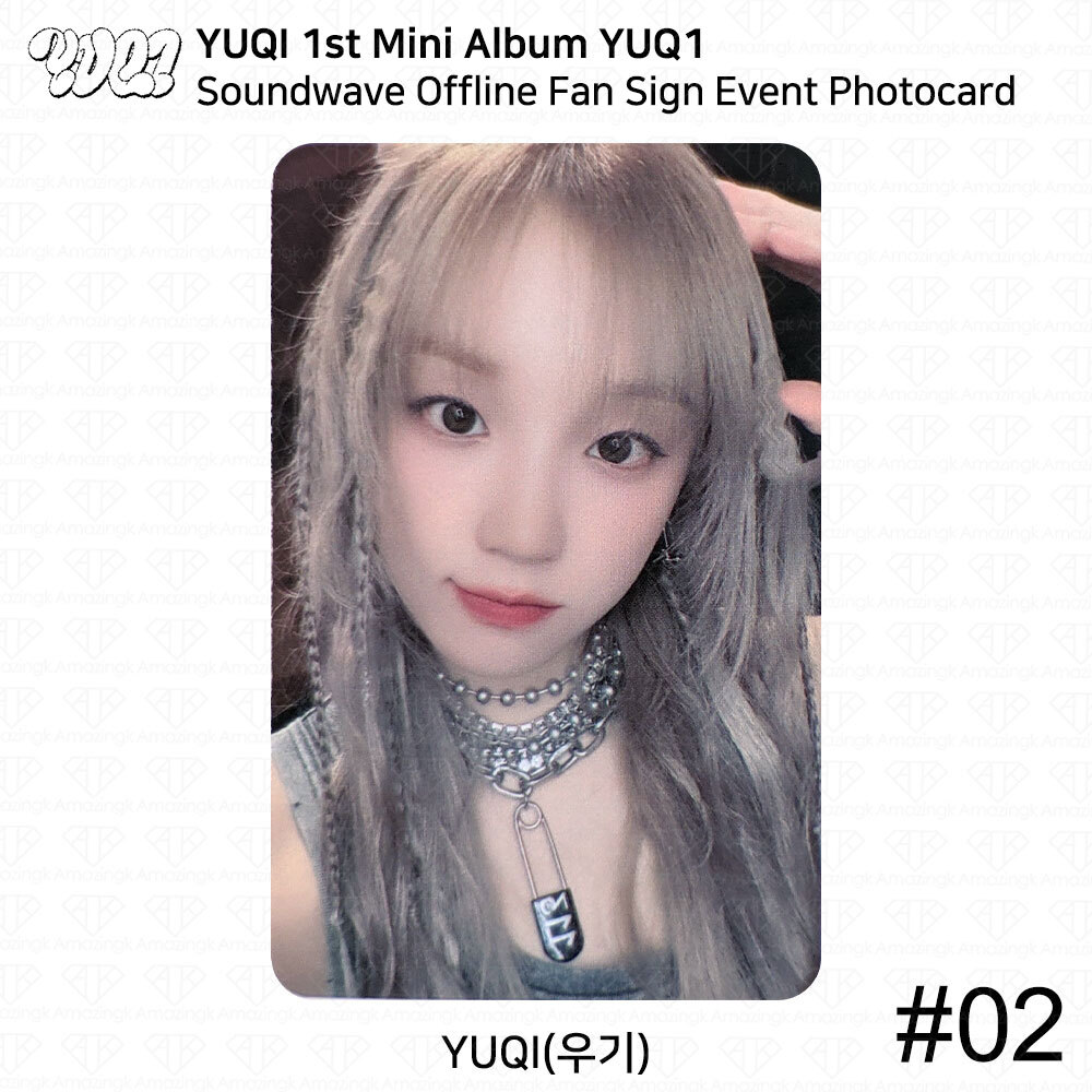 (G)I-DLE G-IDLE YUQI 1st Mini Album YUQ1 Soundwave Fan Sign Event Photocard KPOP | eBay