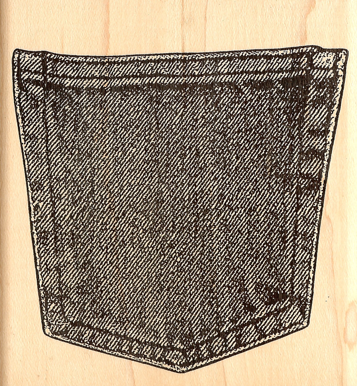 Jeans Levi Pocket Wood Mounted Rubber Stamp JUDIKINS 1700G New | eBay
