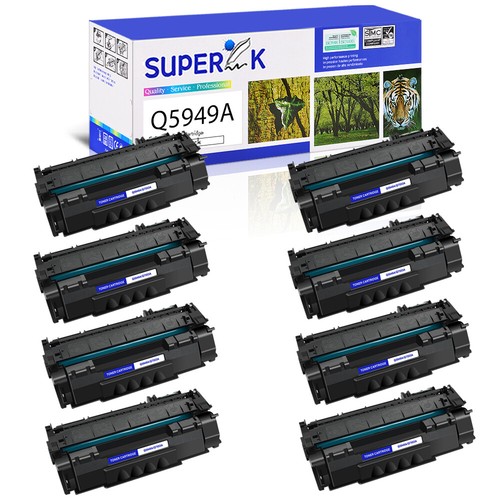 8 Pack Q5949A Toner for HP Laserjet 3390 3392 1160 1160le 1320n 1320tn ...